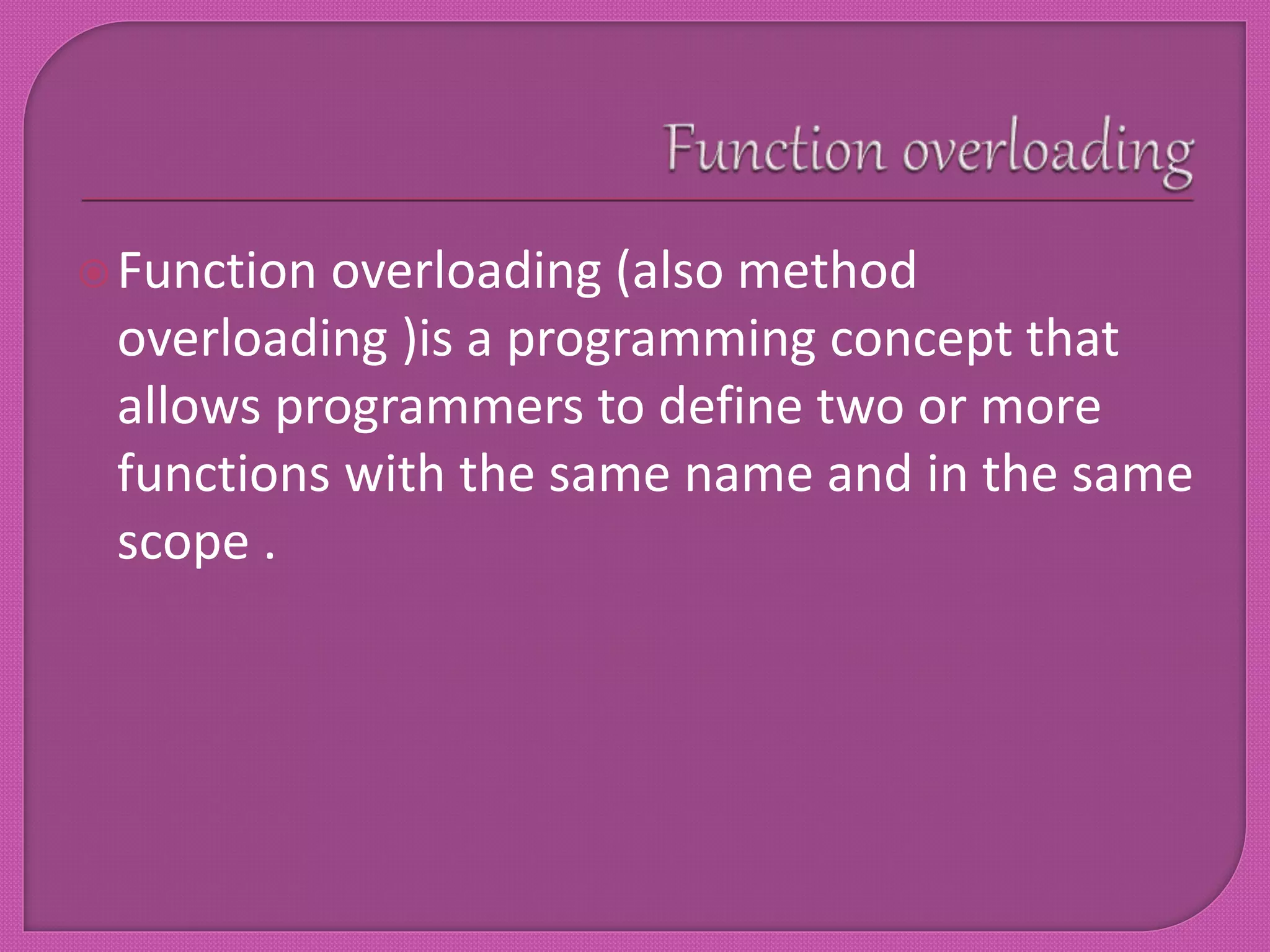 Functions in c++, | PPTX