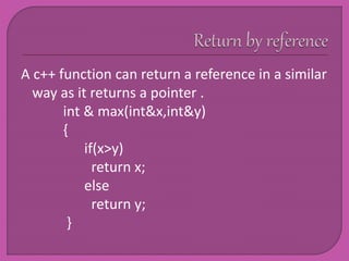 Functions in c++, | PPTX
