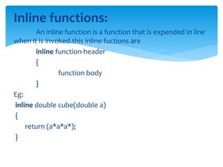Functions in c++ | PPT