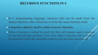 Functions in c language1 | PPTX | Programming Languages | Computing