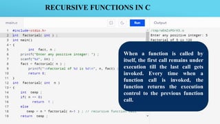 Functions in c language1 | PPTX | Programming Languages | Computing