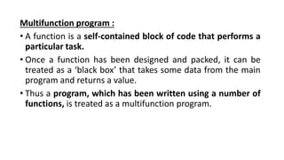 Functions in c mrs.sowmya jyothi | PPT