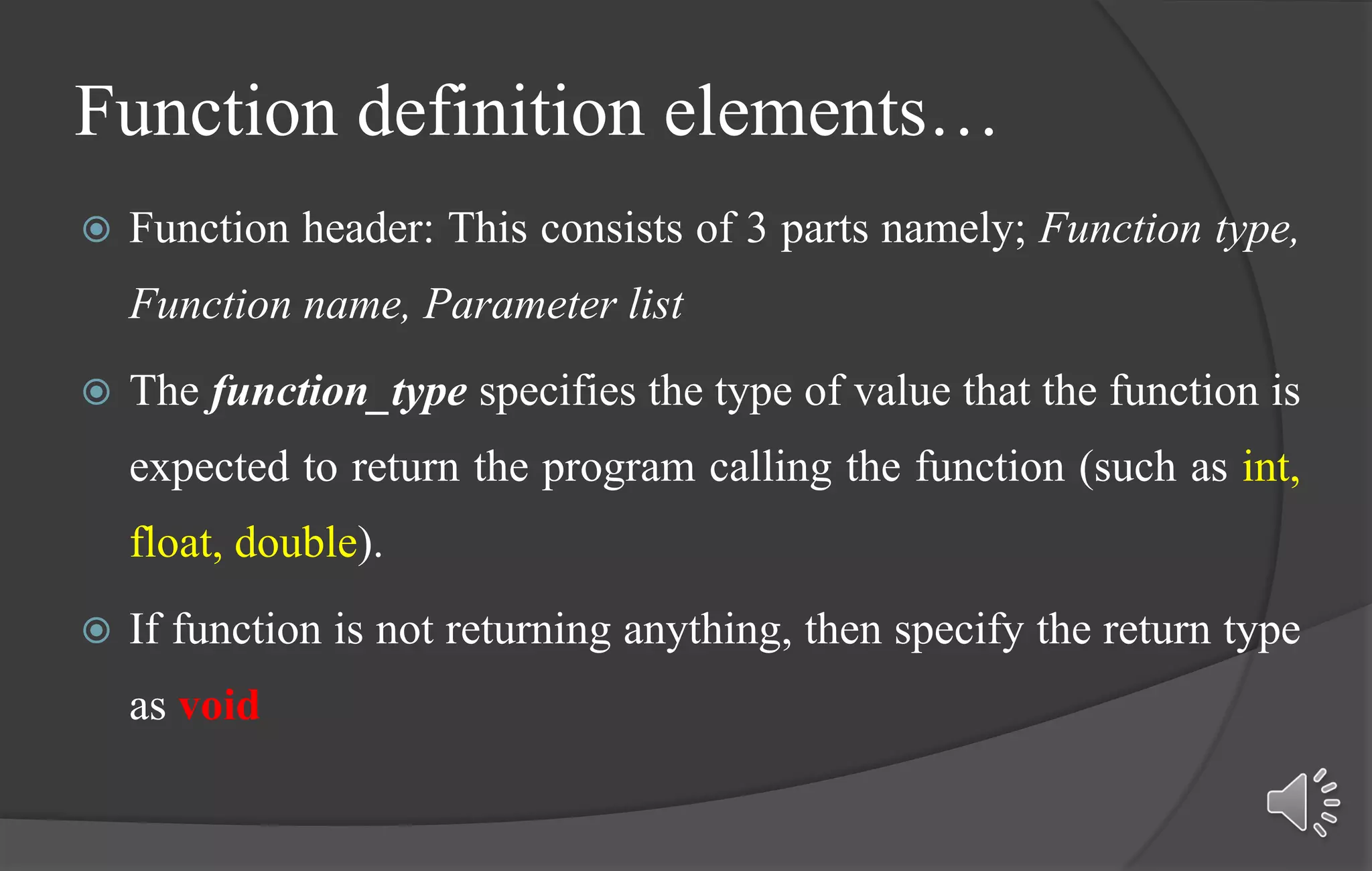 Functions In C Programming Pdf