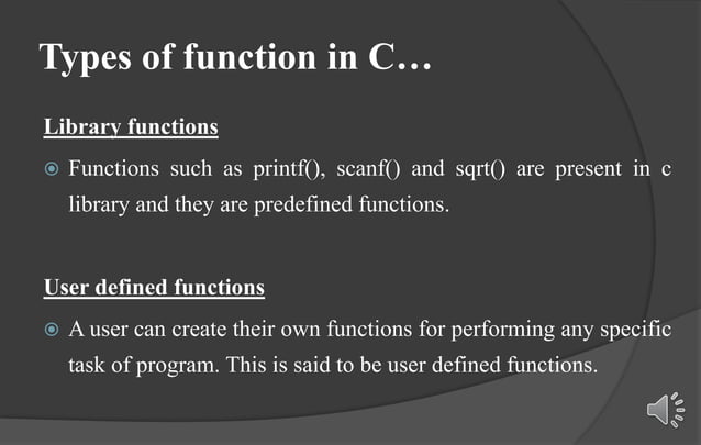 FUNCTIONS IN C PROGRAMMING.pdf | Web Development | Internet