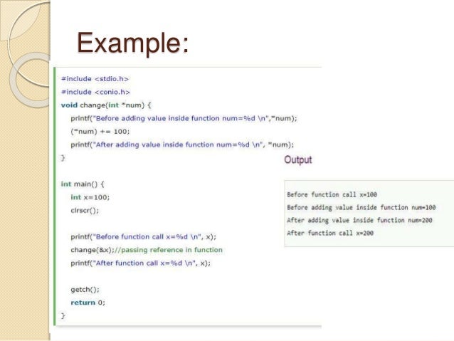 Functions in c language
