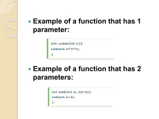 Functions in c language | PPTX