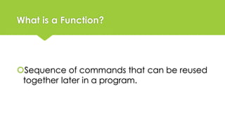 Functions in php | PPT