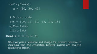 Functions in python | PPT