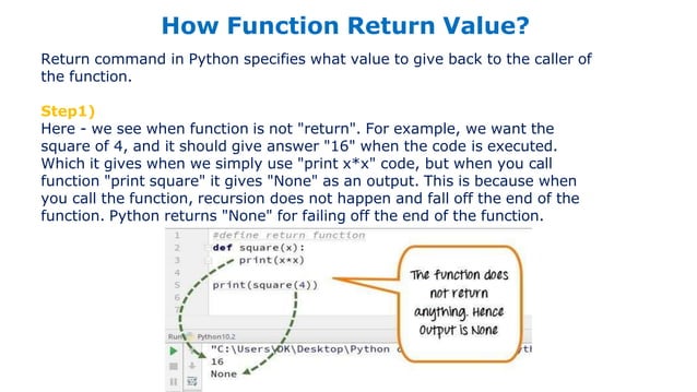 INTRODUCTION TO PYTHON PROGRMMING AND FUNCTIONS | PPT