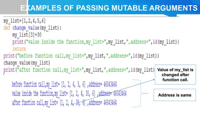Functions in python slide share | PPTX