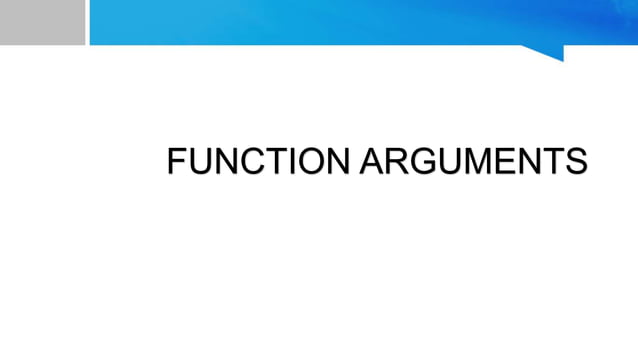 Functions in python slide share | PPTX