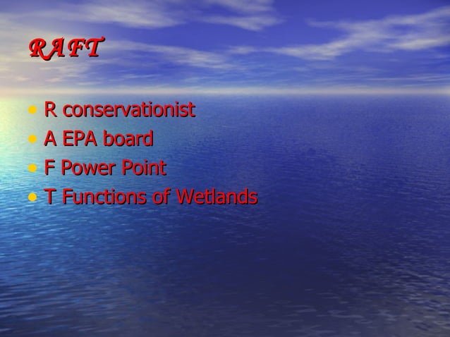 Functions of Wetlands by Jacob | PPT