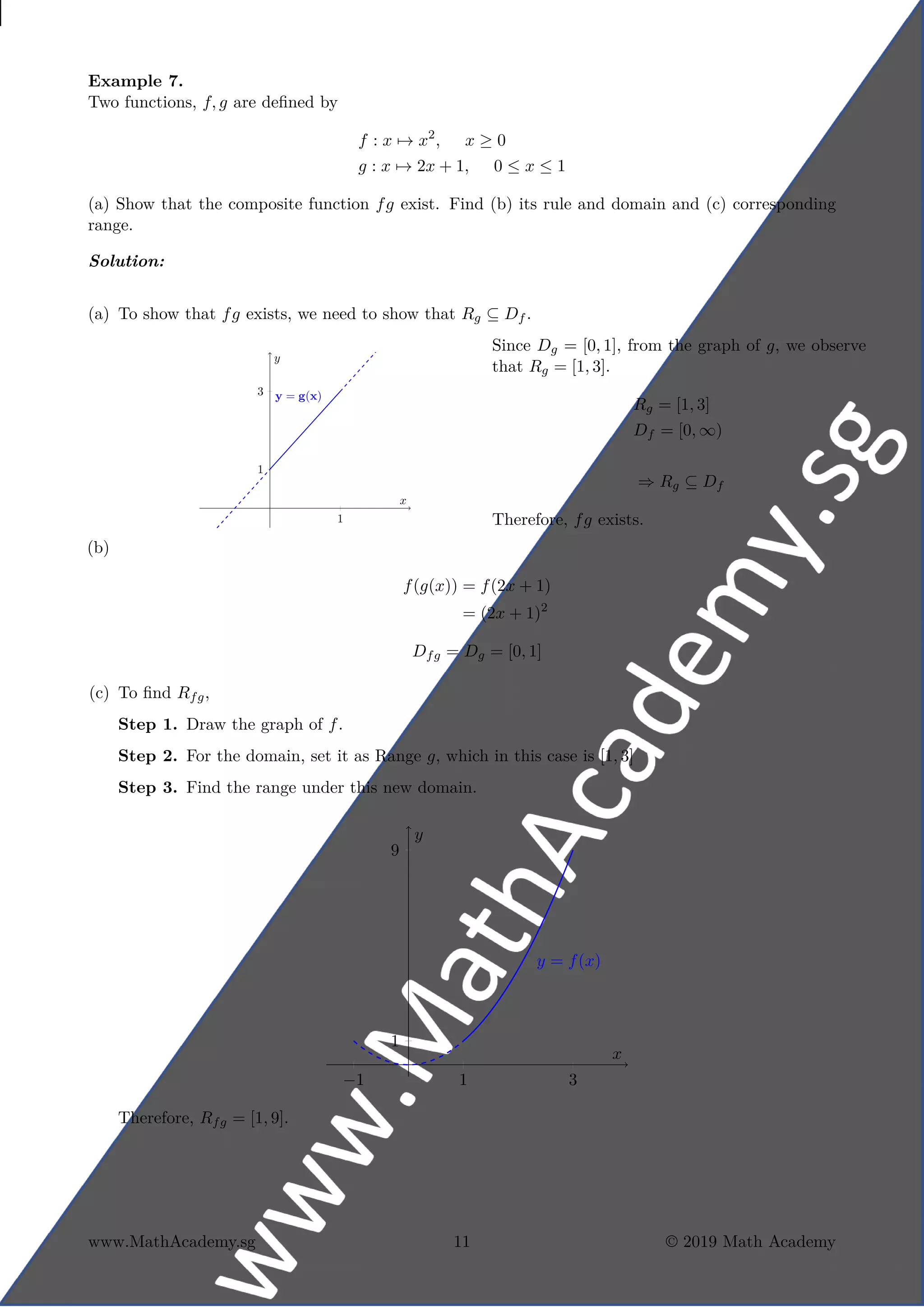 Functions JC H2 Maths | PDF