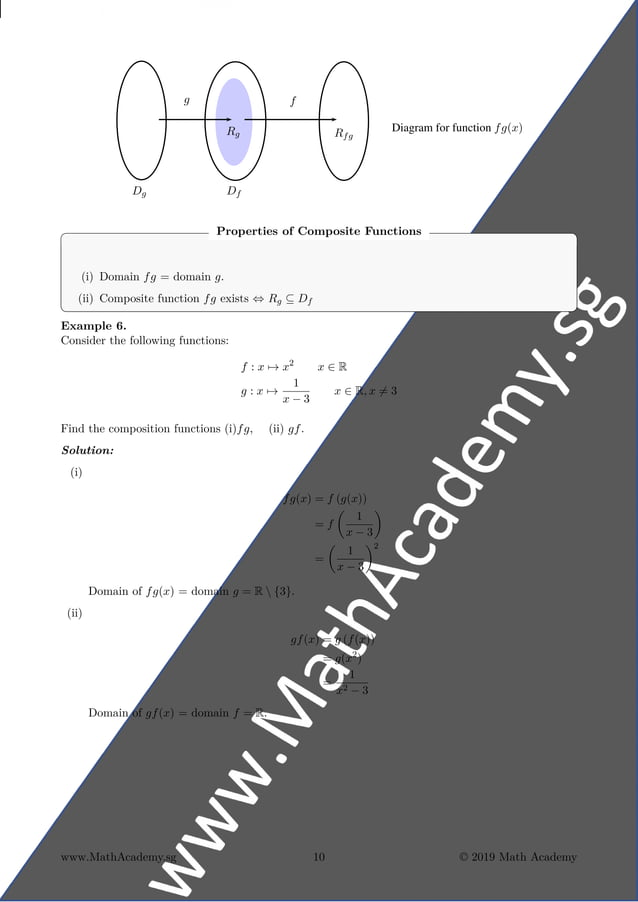 Functions JC H2 Maths | PDF | Physics | Science