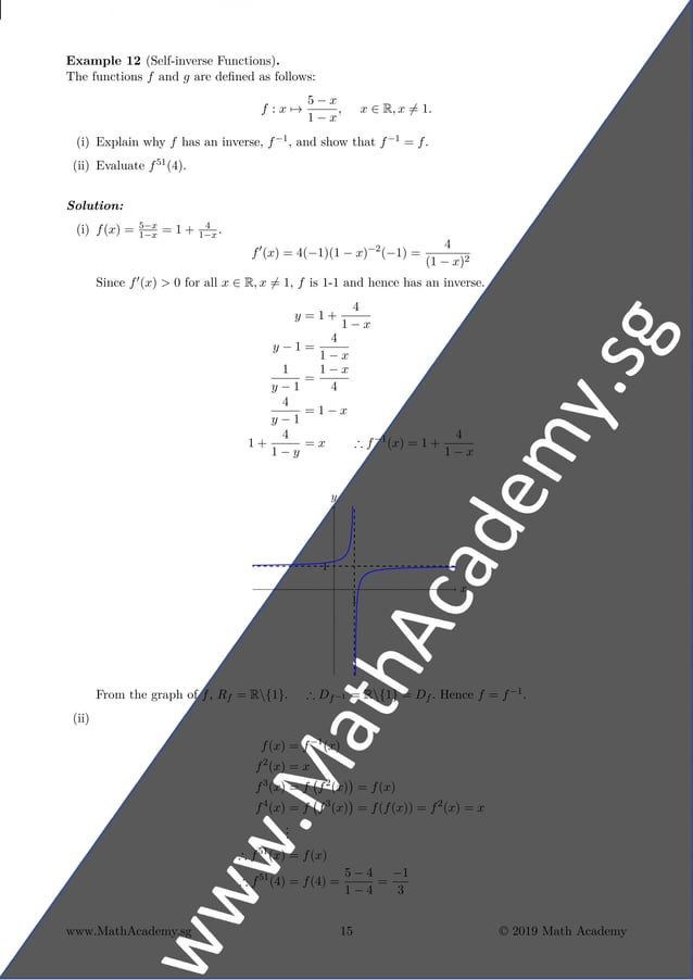 Functions JC H2 Maths | PDF | Physics | Science