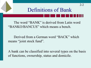 Functions of a commercial bank | PPT