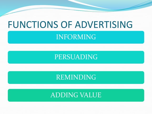 Functions of advertising and Objectives of advertising | PPTX ...