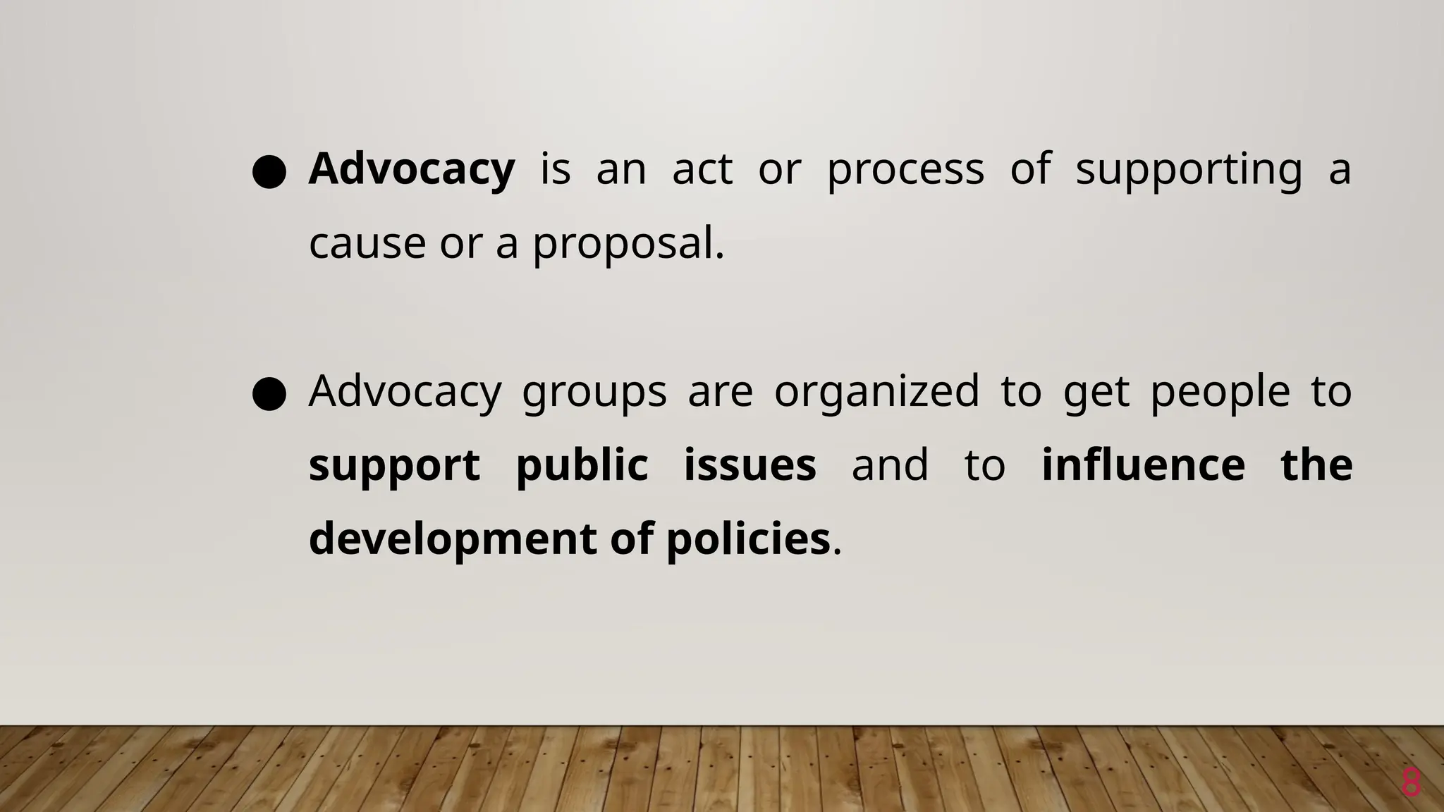 Functions of applied social sciences - organizing, advocacy and ...