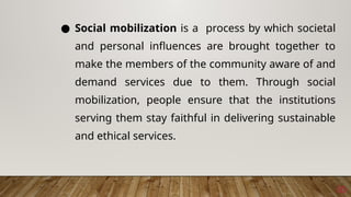 Functions of applied social sciences - organizing, advocacy and ...