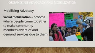 Functions of applied social sciences - organizing, advocacy and ...