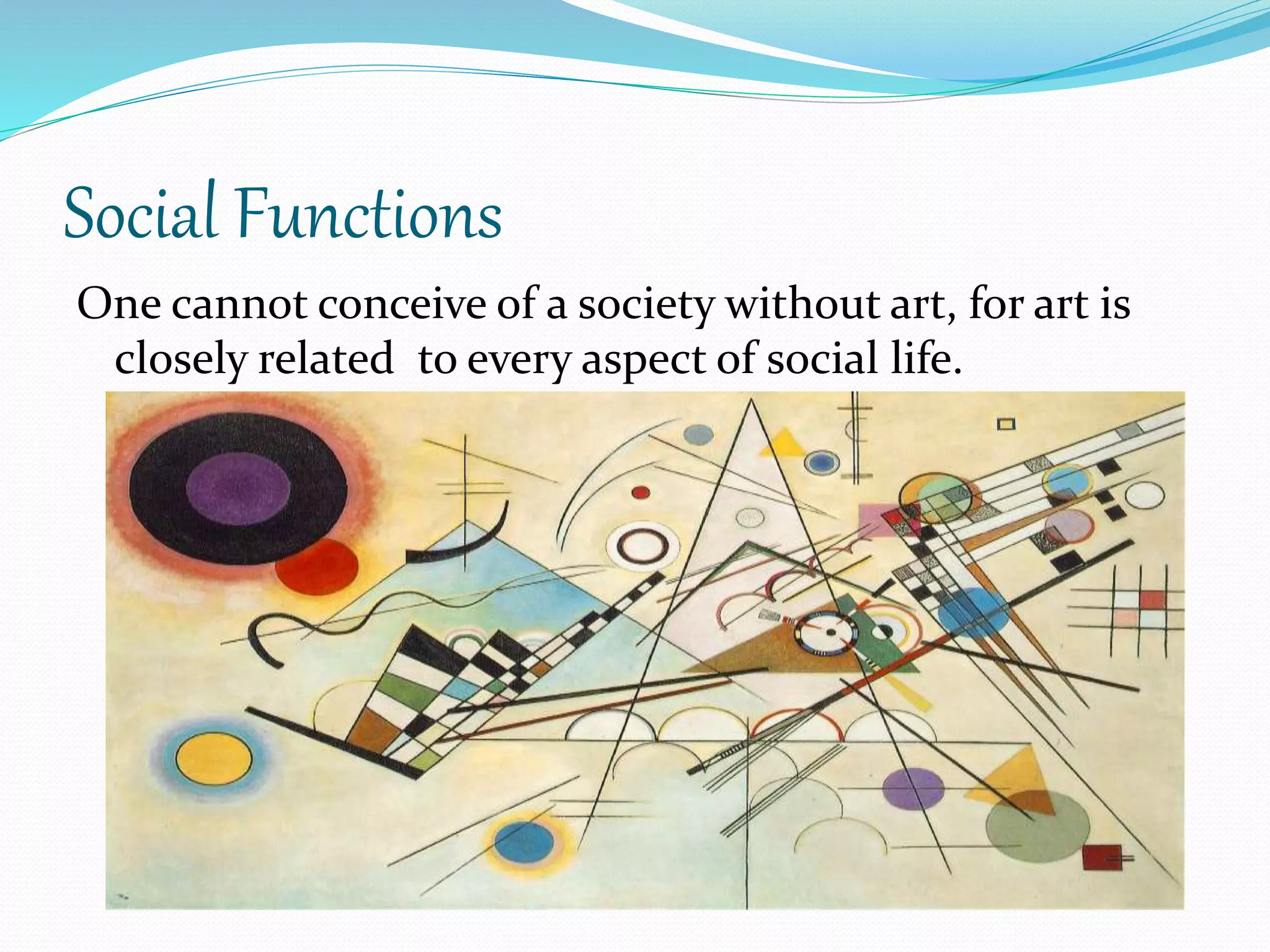 Functions of art | PPTX