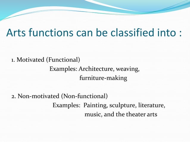 Functions of art | PPTX | Modern Art | Fine Art