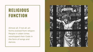 Functions of Art | PPTX