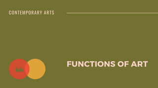 Functions of Art | PPTX