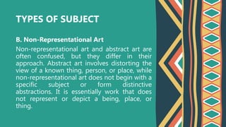 Functions of Art and its Subject and Content.pptx | Modern Art | Fine Art