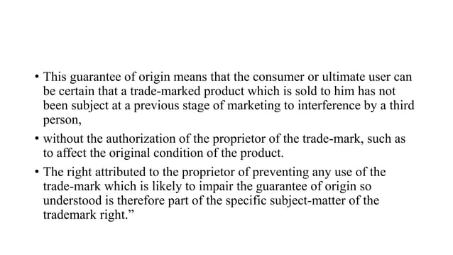 Functions of a trademark | PPTX