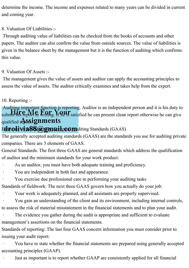 FUNCTIONS OF AUDIT - Following are the most important functions o.pdf