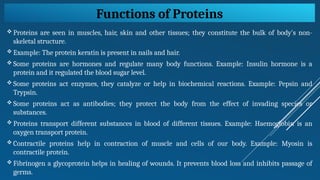 Functions of Biomolecules: Proteins, Carbohydrates, Lipids and Nucleic ...