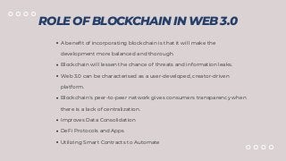 Functions of Blockchain in Web 3.0 | PDF