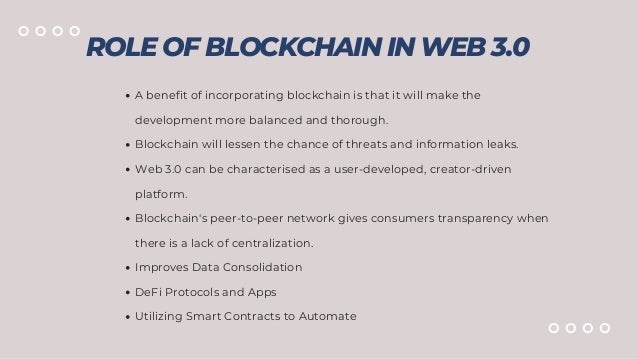Functions of Blockchain in Web 3.0 | PDF
