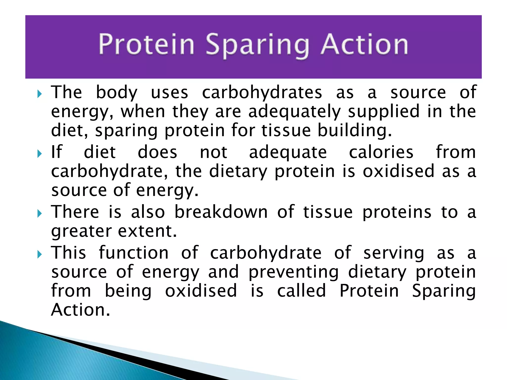 Functions of carbohydrates | PPTX
