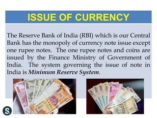 Functions of Central Bank | PPTX