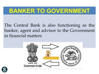 Functions of Central Bank | PPTX