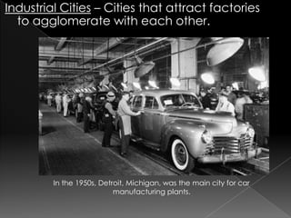 AP Human Geography: City Functions and Urban Patterns | PPTX