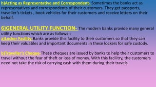 Functions of commercial bank | PPT