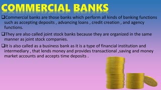 Functions of commercial bank | PPTX