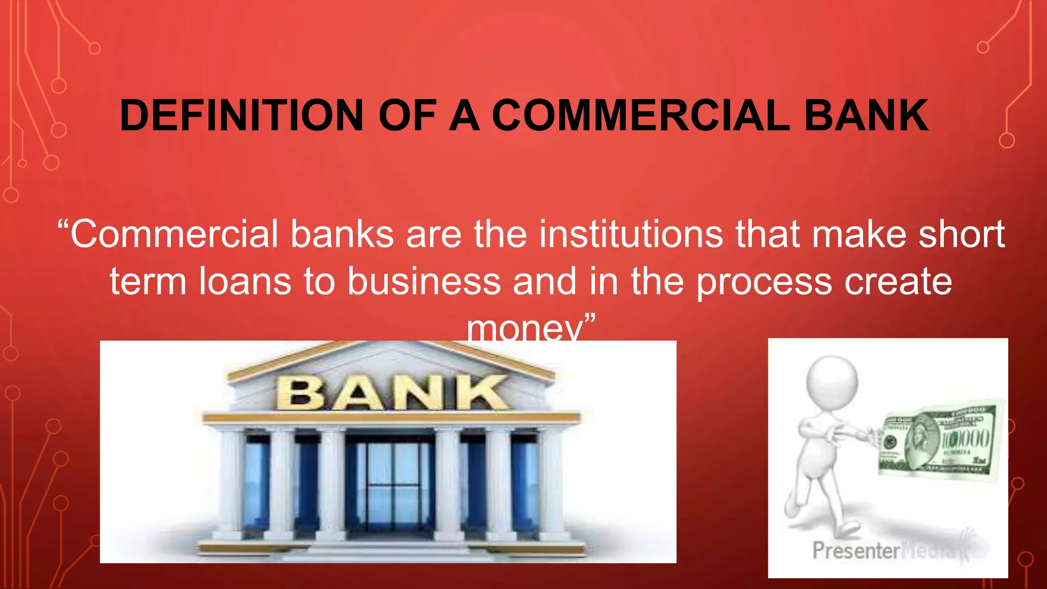 Functions of commercial banks | PPTX