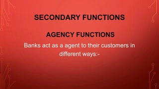 Functions of commercial banks | PPTX