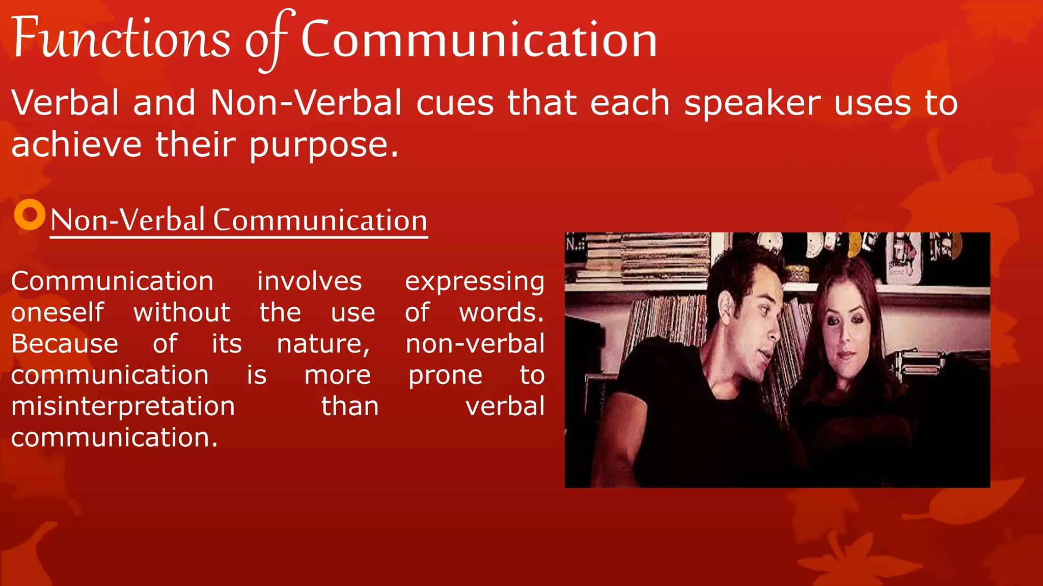 Functions of communication | PPTX