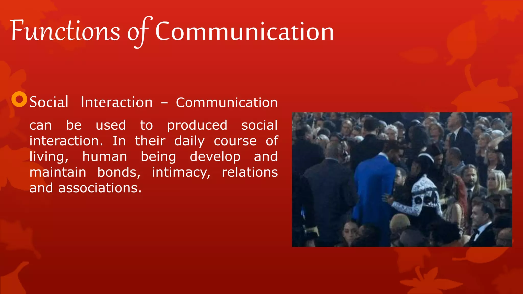 Functions of communication | PPTX