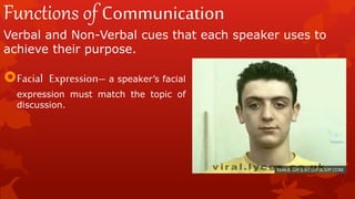 Functions of communication | PPTX