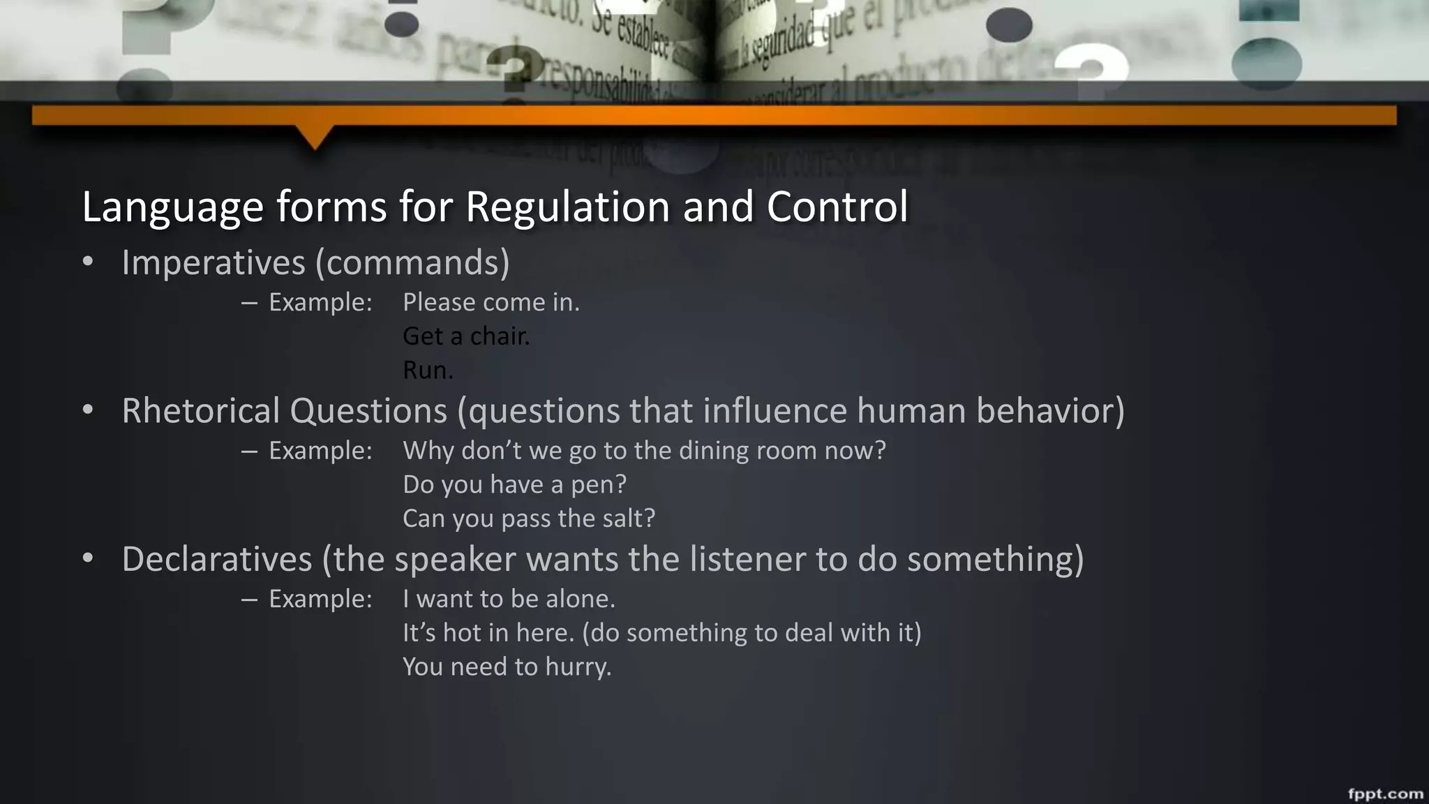 Functions of communication | PPTX