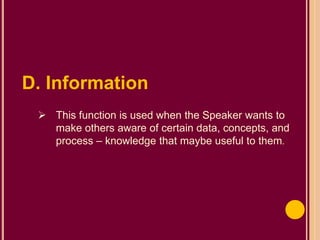Functions of communication.pptx [autosaved] | PPTX