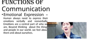 functions of communication powerpoint week 5 | PPT