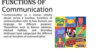 functions of communication powerpoint week 5 | PPT