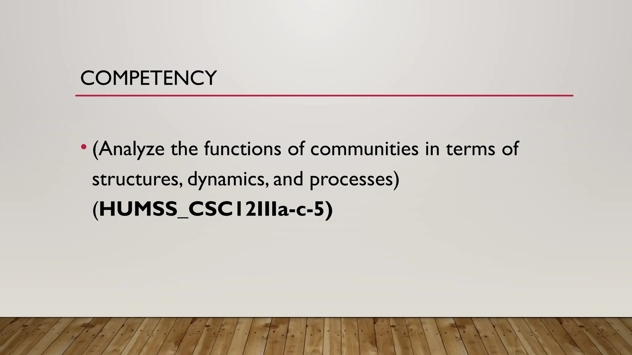 ANALYZES THE FUNCTIONS OF COMMUNITY.pptx